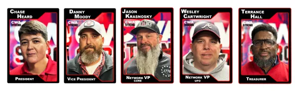 ABOUT US - OUR OFFICERS | CWA Local 3109